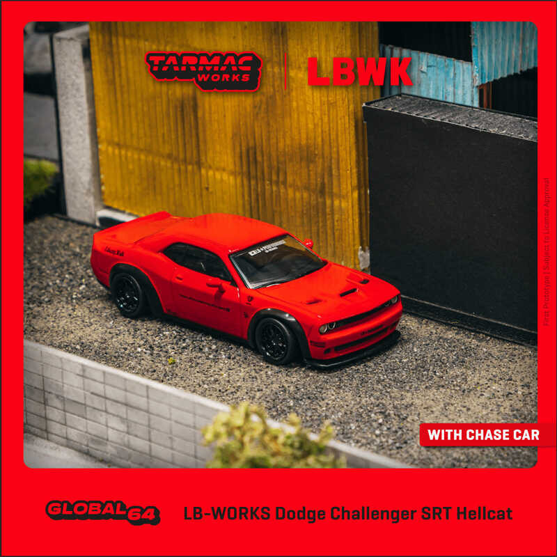 Tar Works TW Alloy 1: 64 Dodge Challenger Challenger SRT Wide Body LB ...