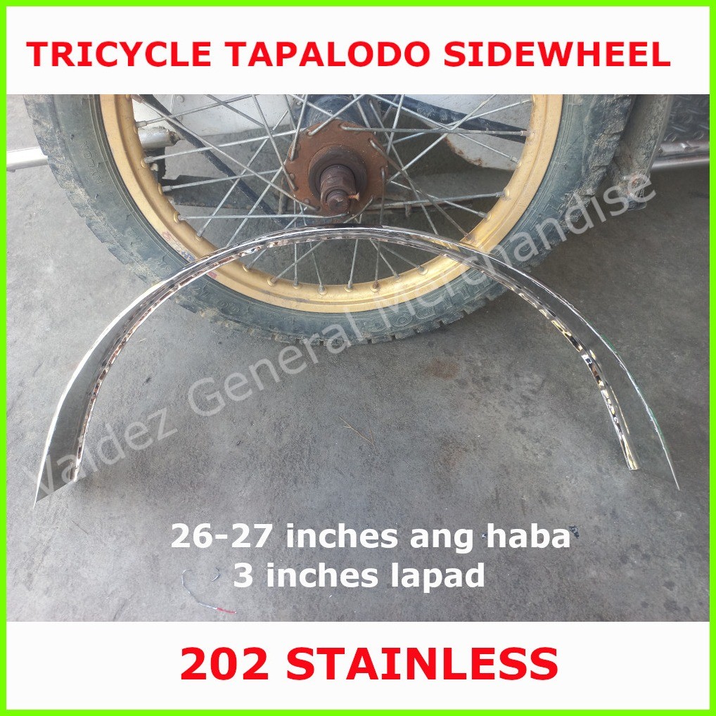 Tricycle, Sidecar, Stainless Sidewheel Tapalodo 155 pesos, Side wheel ...