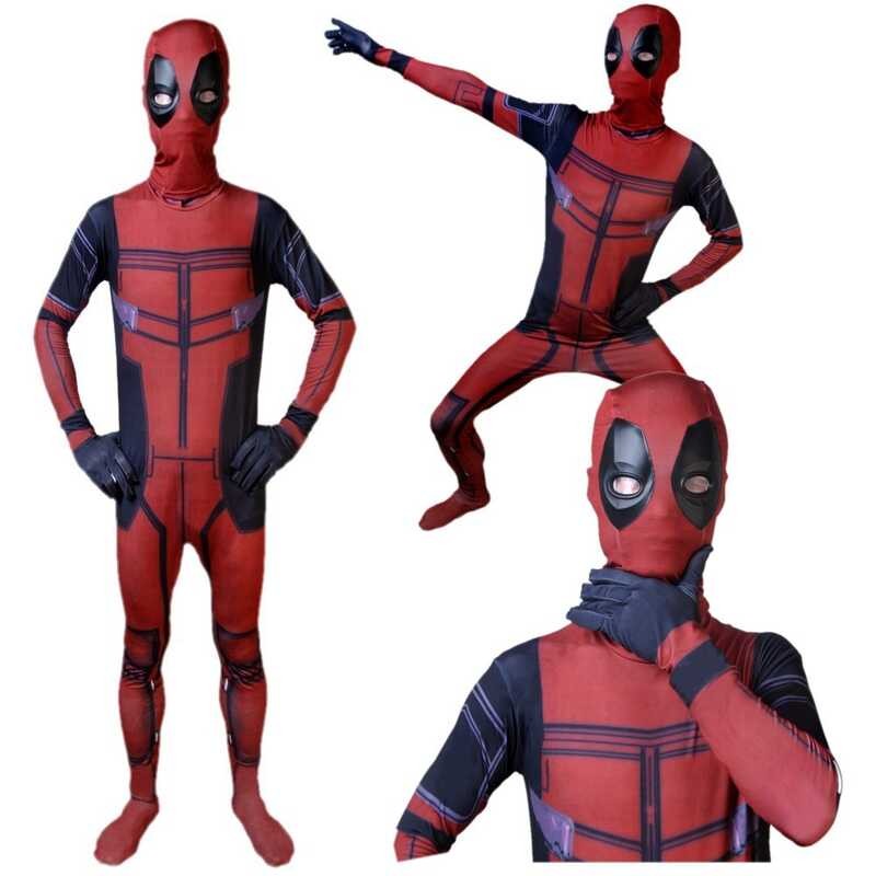 Deadpool Avengers Deadpool 2cosplay Clothing Digital 3D Printed Full ...