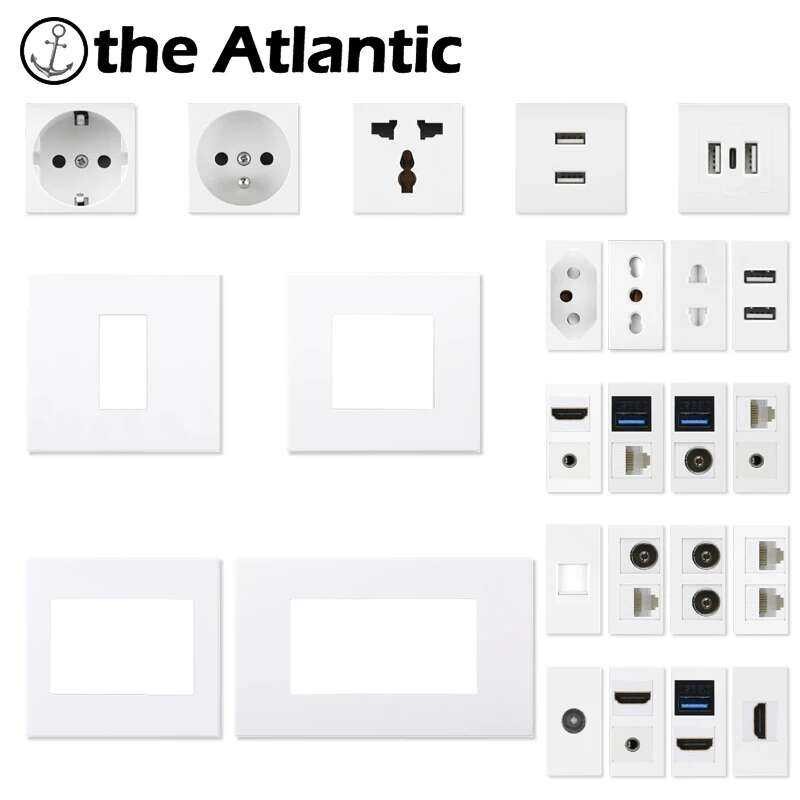 Series- CR1 Socket Modular Power Socket TV CAT6 Internet Jack HDMI USB ...