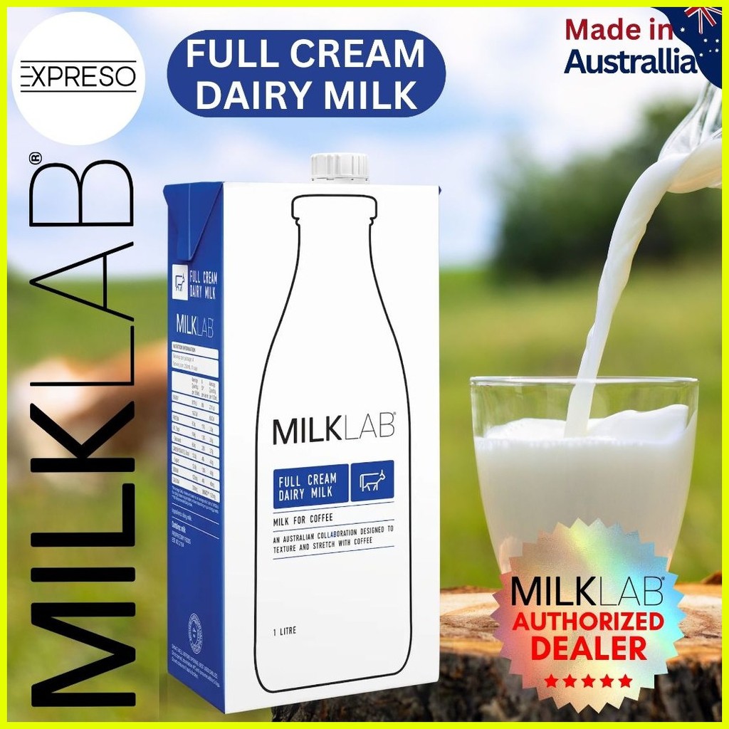 MilkLab Full Cream Dairy Milk 1 Liter UHT - Award-winning full cream ...