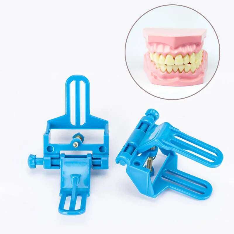 Tt 10Pcs Denture Material Tools Adjustable Disposable Blue Plastic ...