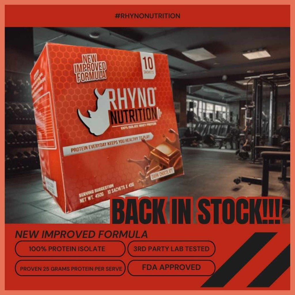 RHYNO[xcNUTRITION+gr+ISOLATE+oI@WHEY+lS@PROTEIN+KI@10+jI@SACHETS,y[X+z ...