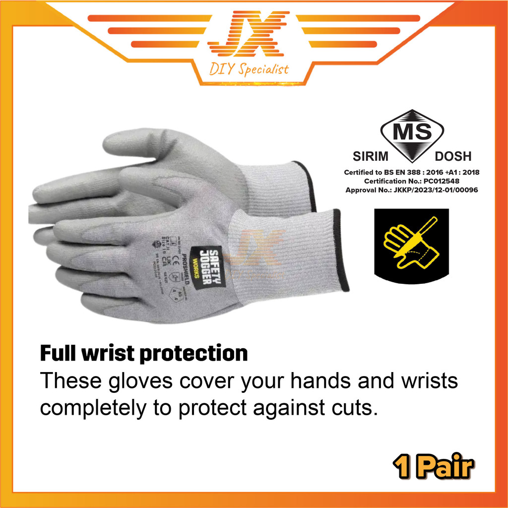 SAFETY JOGGER ProShield Anti Cut PU Coating High Quality Industrial ...