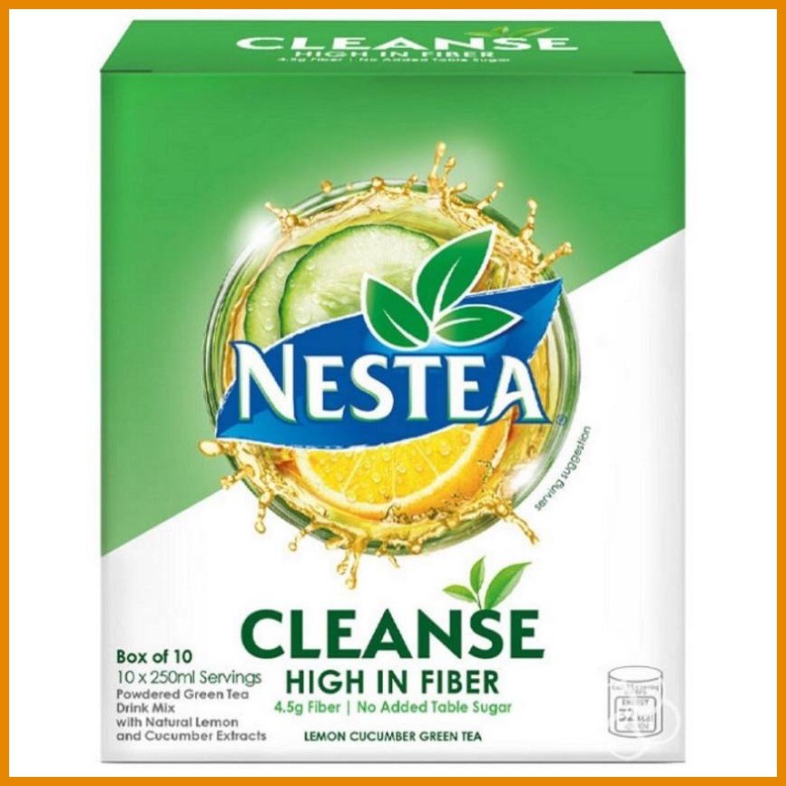Nestle Nestea Cleanse - Lemon Cucumber - Green Tea [10 x 8.5g] | Shopee ...