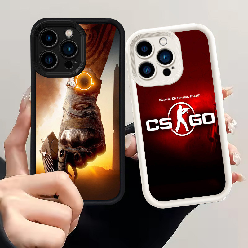Casing for iPhone 7 14 Pro Max Plus Silicone Case H-6 Counter Strike CS ...