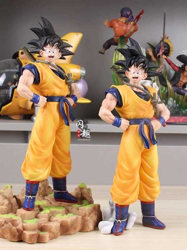 ragon Sun Wukong Muscle Fight Cloud er Saiyan Standing Posture Handmade ...