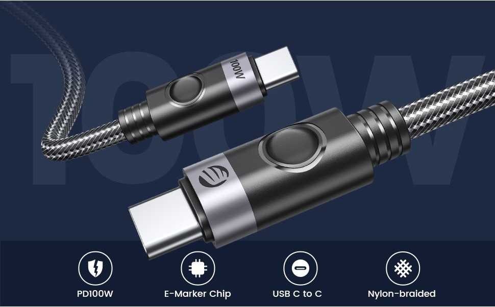 ORICO USB C To Type C Charging Cable C Port Data Cord PD100W Fast ...