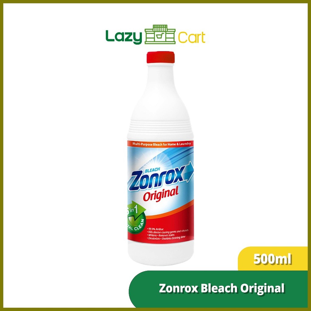 Lazycart Zonrox Bleach Original 500ml - Powerful Cleaning and ...