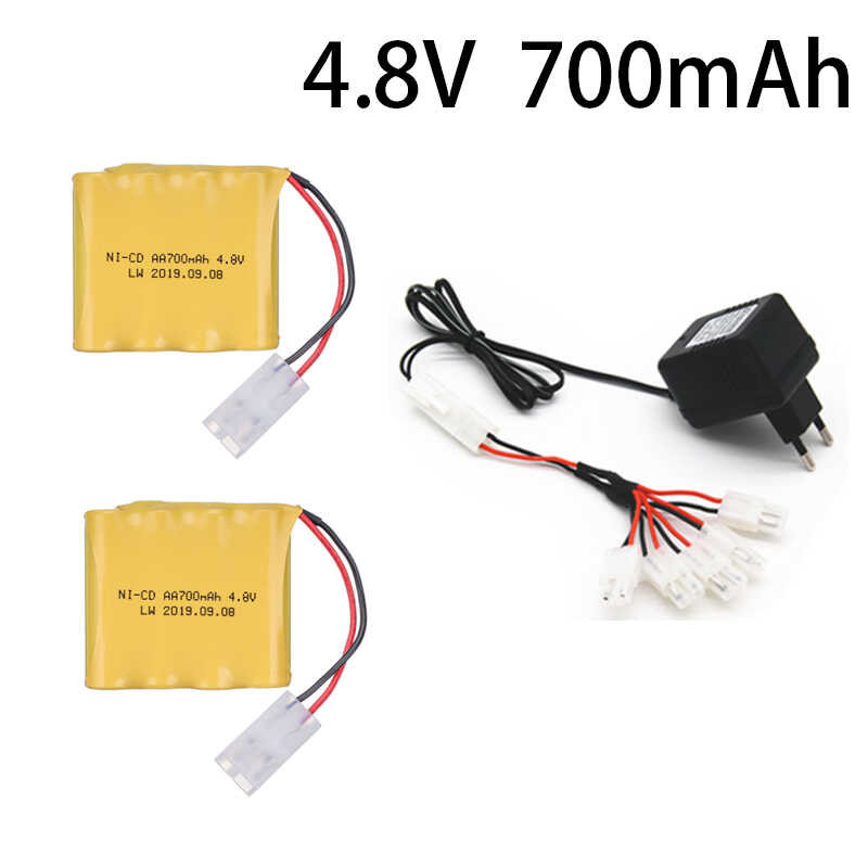 Rechargeable 4Xaa Battery Pack Remote Control Toy Car Battery 4.8V ...