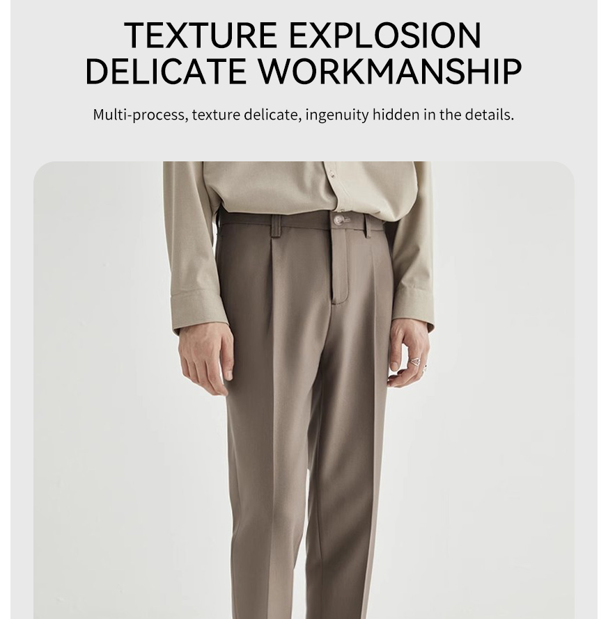 ACHSAWAKE 5 Sizes 7 Colors High Quality Trouser Pants for Men Above ...