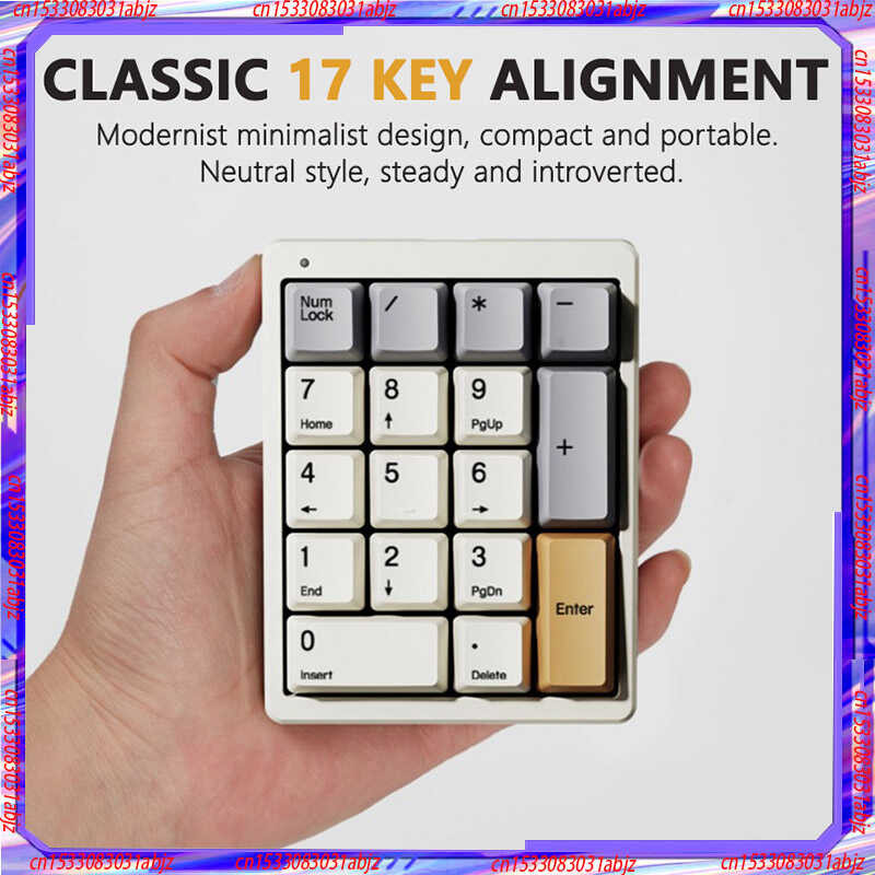 Mf17 Key Magicforce Mechanical Numeric Small Keyboard Computer External ...