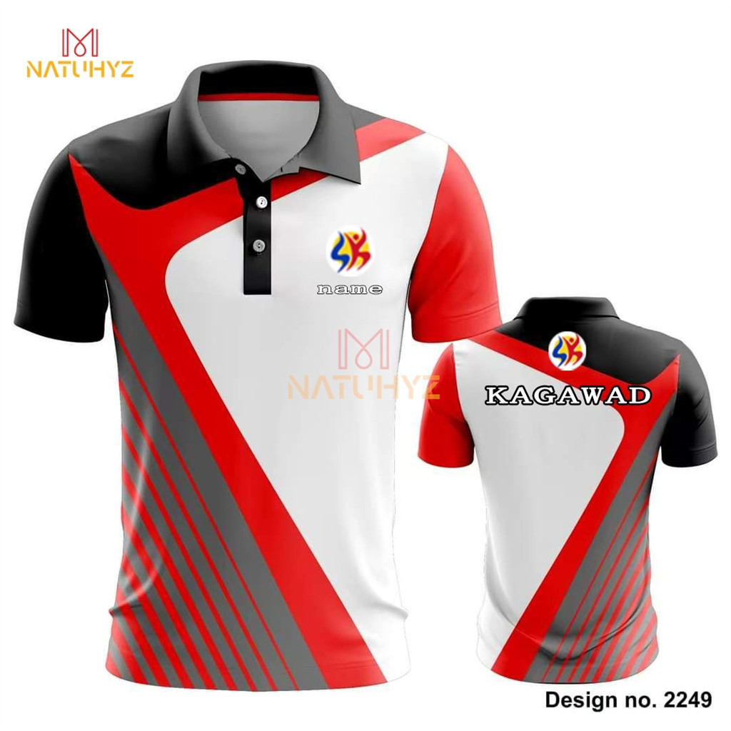 RED UNIFORM BARANGAY-SK CHAIRMAN/KAGAWAD-TSHIRT FULL SUBLIMATION POLO ...