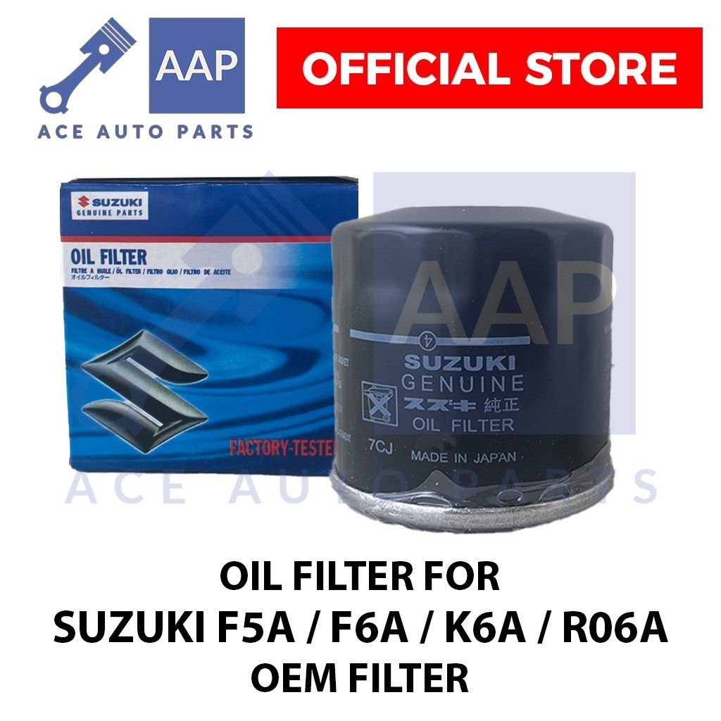 ♂ Suzuki Multicab/Transformer F5A/F6A/K6A/R06A Oil Filter DA52, DA62, DA63T, DA64, DA65, DA16 ...