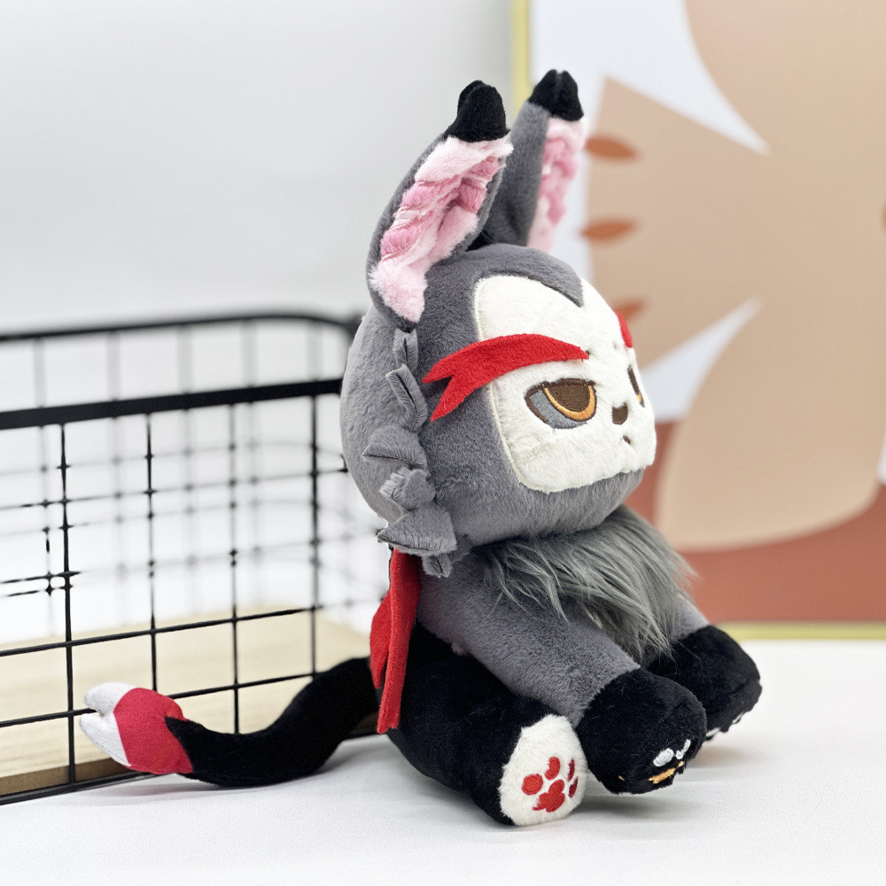 Husk Meow Plush,Hazbin Hotel Stuffed Plush Dolls Gift For Kids Home ...