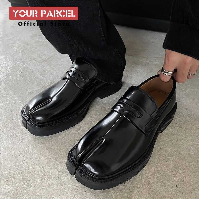 Mga Paa Daliri Makapal Na Ng Lefu Para Sa Lalaki Tabi Sapatos Patente ...