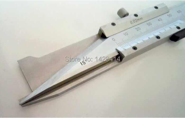 15Degrees Gauge 0-6Mm Stainless Steel Chamfering Calipers Vernier ...