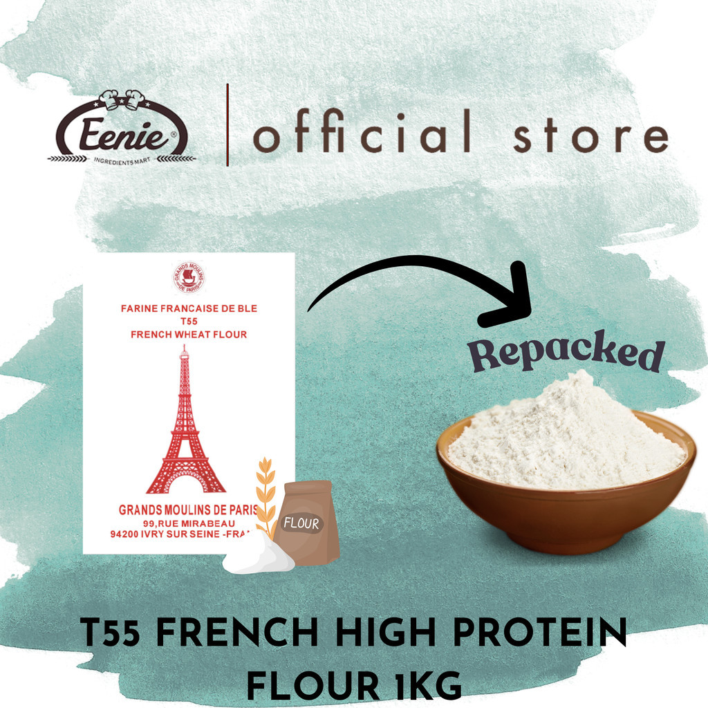 T55 FRENCH HIGH PROTEIN FLOUR 1KG | Shopee Philippines