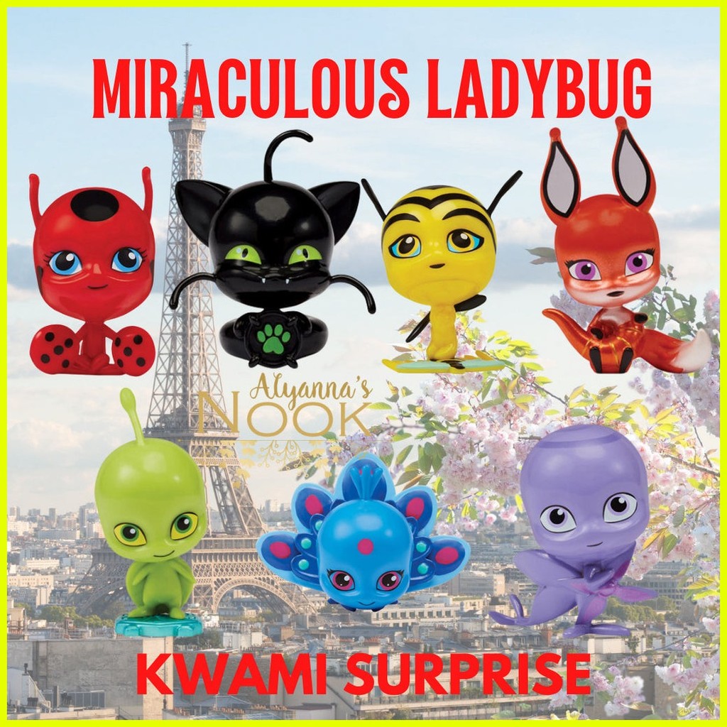 Miraculous Ladybug Miracle Box Kwami Surprise (BLIND BOX) | Shopee ...