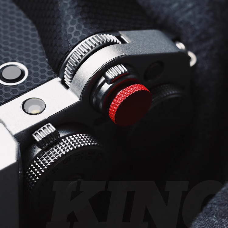 [The kings]Shutter button brass texture model Fuji Leica Olympus ...