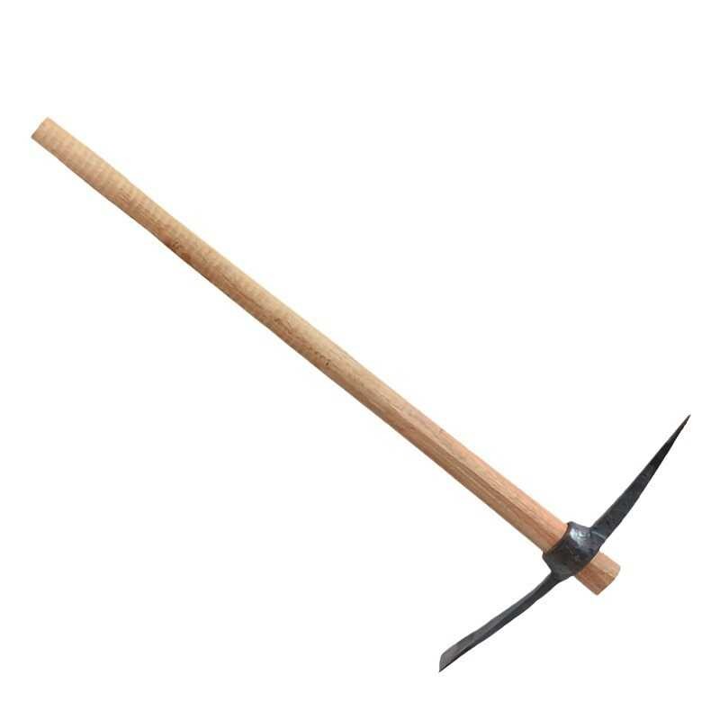 Rail steel cross hoe, outdoor pile digging, tree root digging, manual ...