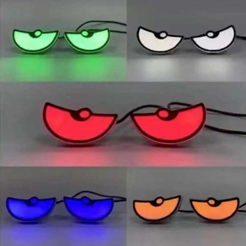 Motorcycle 12V DIY LED Triangle Light Evil Headlight Motorcycle Mini ...