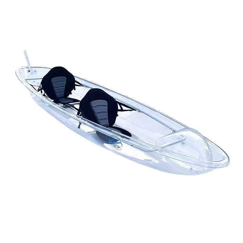 PC Transparent Boat Double Transparent Canoe Canoe Internet Celebrity ...