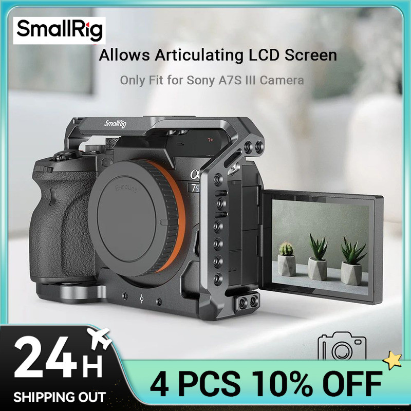 Official Shipment Smallrig DSLR for A7S3 Camera Cage Rig A7SIII Form-fitting Cage for Sony Alpha ...