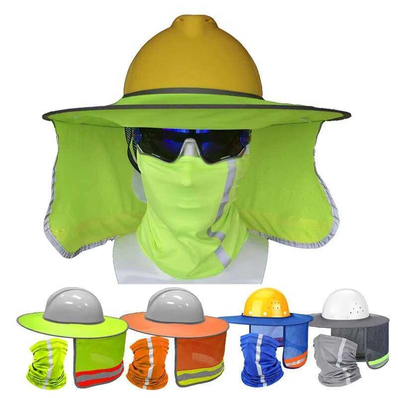 GILLE FF Safety Visor Helmet Sun Shield Reflective Neck Scarf Outdoor ...
