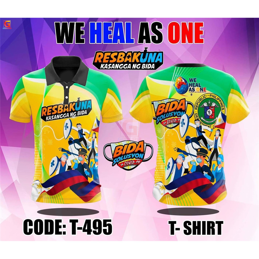 Vaccinated RESBAKUNA KASANGGA NG BIDA SUBLIMATION HEALTHY PILIPINAS ...