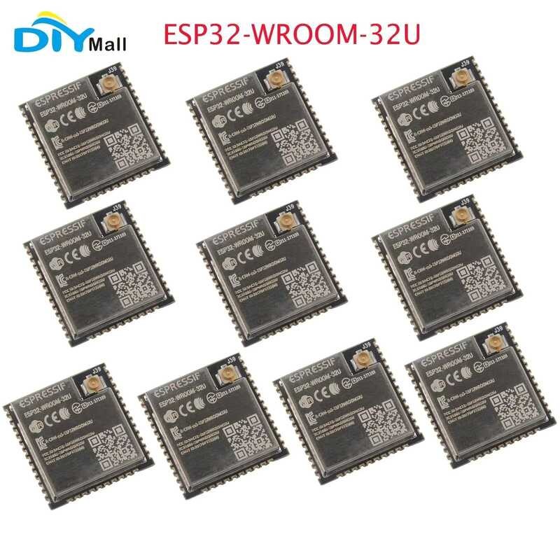 Communication Equipment 10Pcs/Lot Esp32-Wroom-32U Wifi BT + BLE Module ...