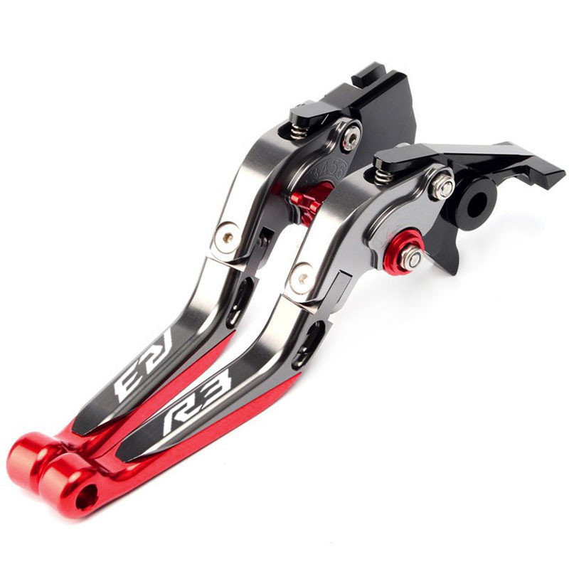 YZFR3 1 Pair Adjustable Brakes Clutch Levers Handle Bar for YAMAHA YZF ...