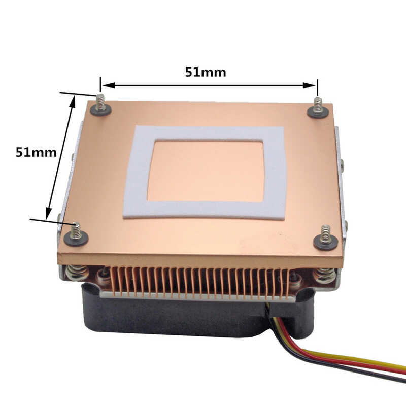CPU 1U Server Cooler Copper Heatsink Fan Para Sa Intel Socket G Pga988 ...