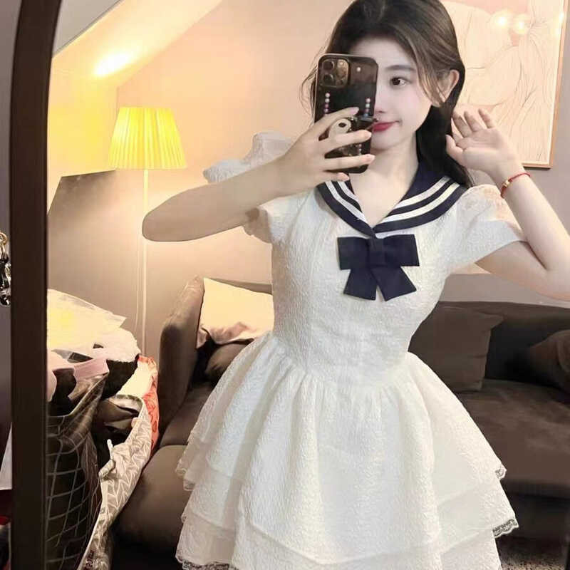 Kwelyo Ng College Marino A-Linya Prinsesa Maikling Damit Para Sa Mga ...