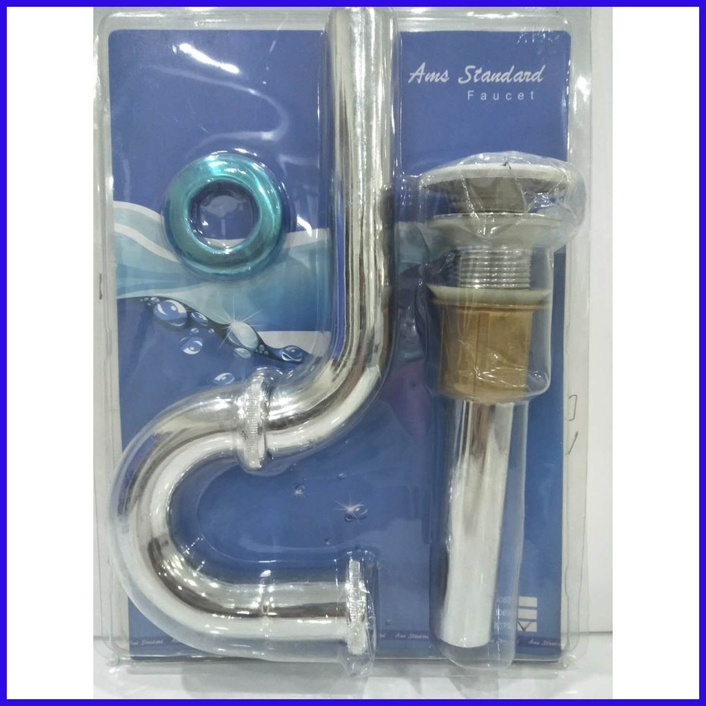๑ pop-up lavatory fit trap fittings set stainless cod soho | Shopee ...