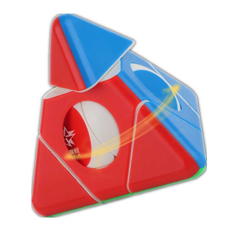 66 Pyraminx Magic Speed Cube Crazy 2X2 Pyramid Stickerless Child Puzzle ...