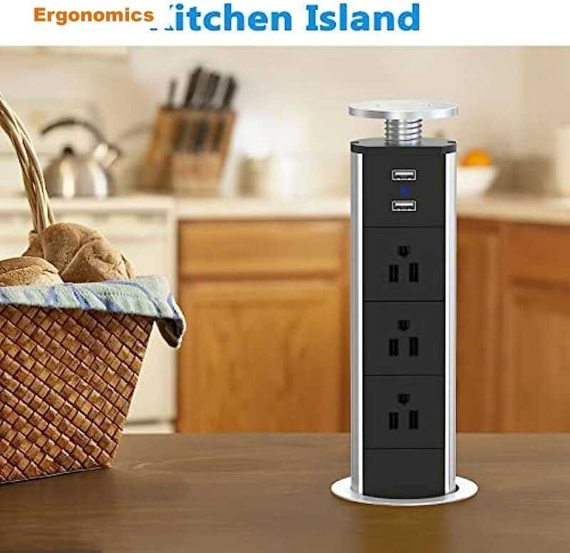 Pull Pop Electrical Up Power Outlet Socket Desk Us/Eu/Uk/Au Plug ...