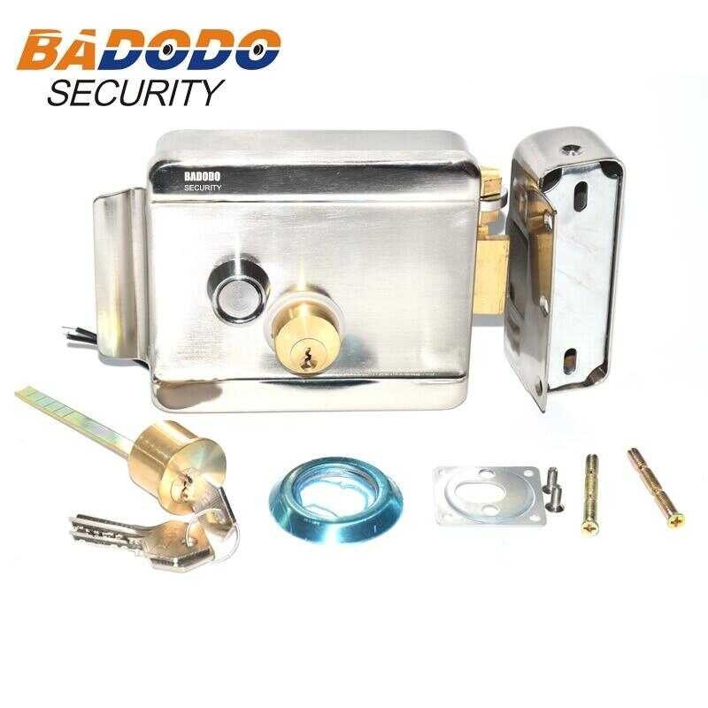 Secure Electric Gate Metallic Electronic Lock For Video Intercom Door ...