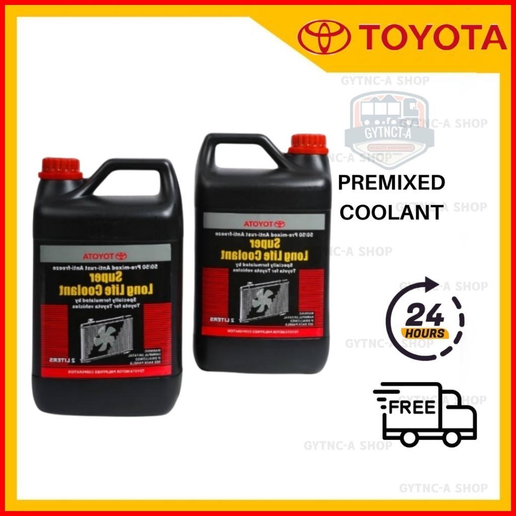Toyota Super Long Life Coolant Pink 2L Genuine Car Coolant Water Car ...