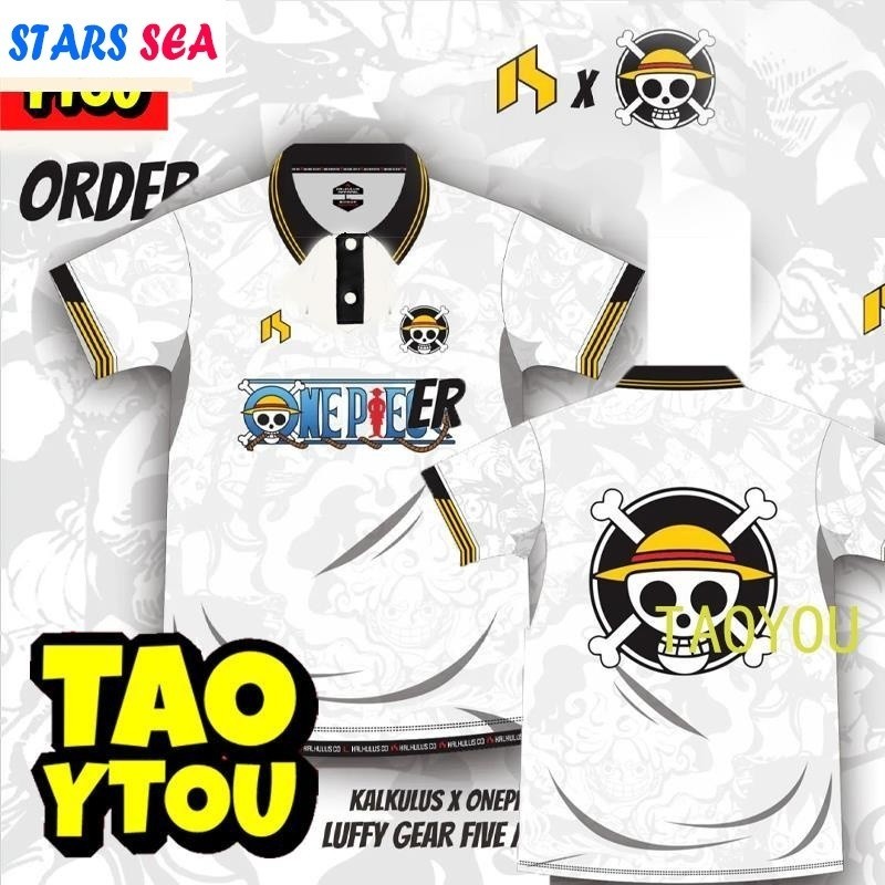 One Piece Polo Shirt Microfiber Polo Shirt Collar Anime Just Use Latest ...