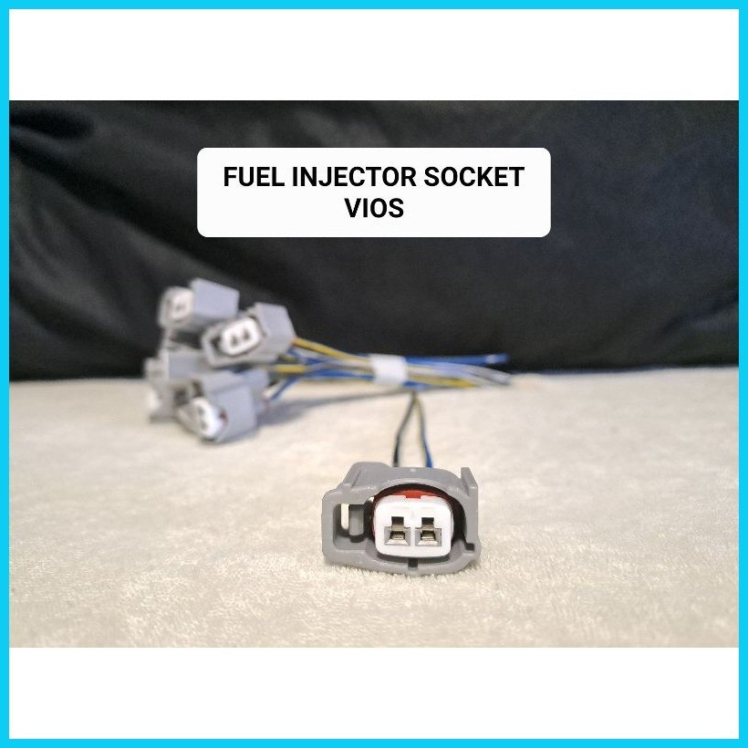 ஐ ⊙ [1 PC] FUEL INJECTOR SOCKET 2 PIN FOR VIOS TOYOTA CAR WITH AUTO ...