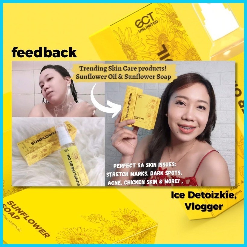 ♈ ☌ (COD) Sunflower Soap with Niacinamide by SCT Unlimited ONHAND ...