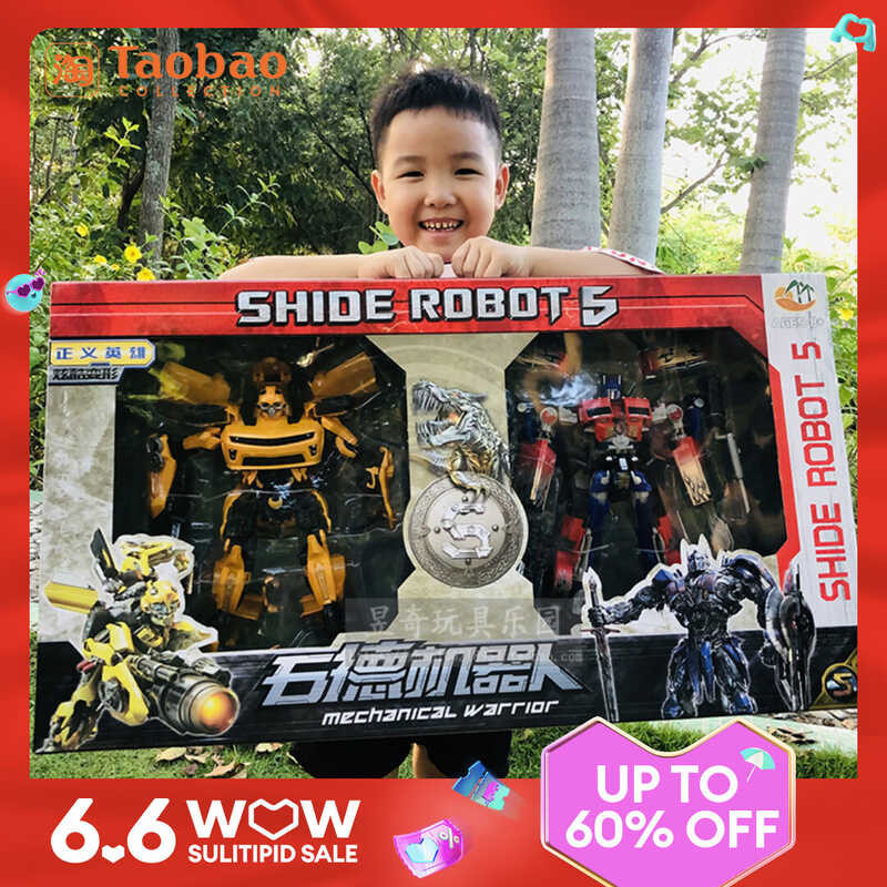 Oversized Gift Box Shide Robot Optimus Hornet Jingang Children Boy Car ...