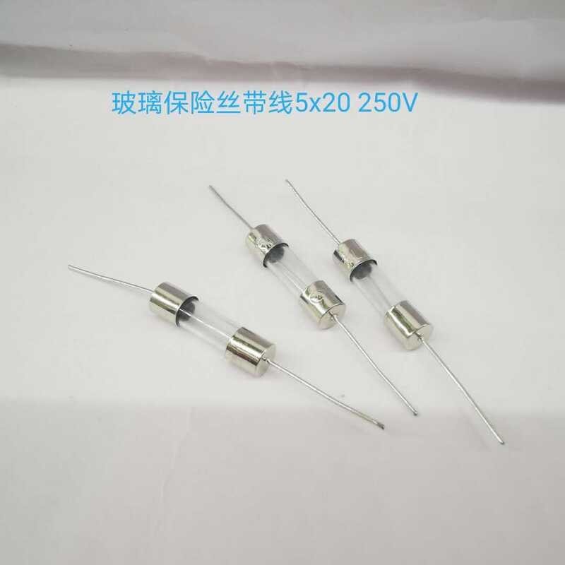 5 * 20Mm Glass Safety With Lead Wire F5a 250V, Full And Long-Term ...