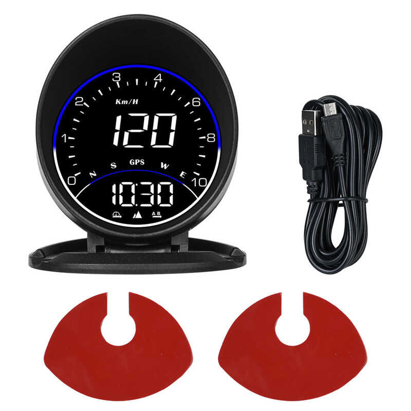 G6 HUD RPM MPH Car Head Up Ipakita Ang Digital Clock Altitude Meter ...