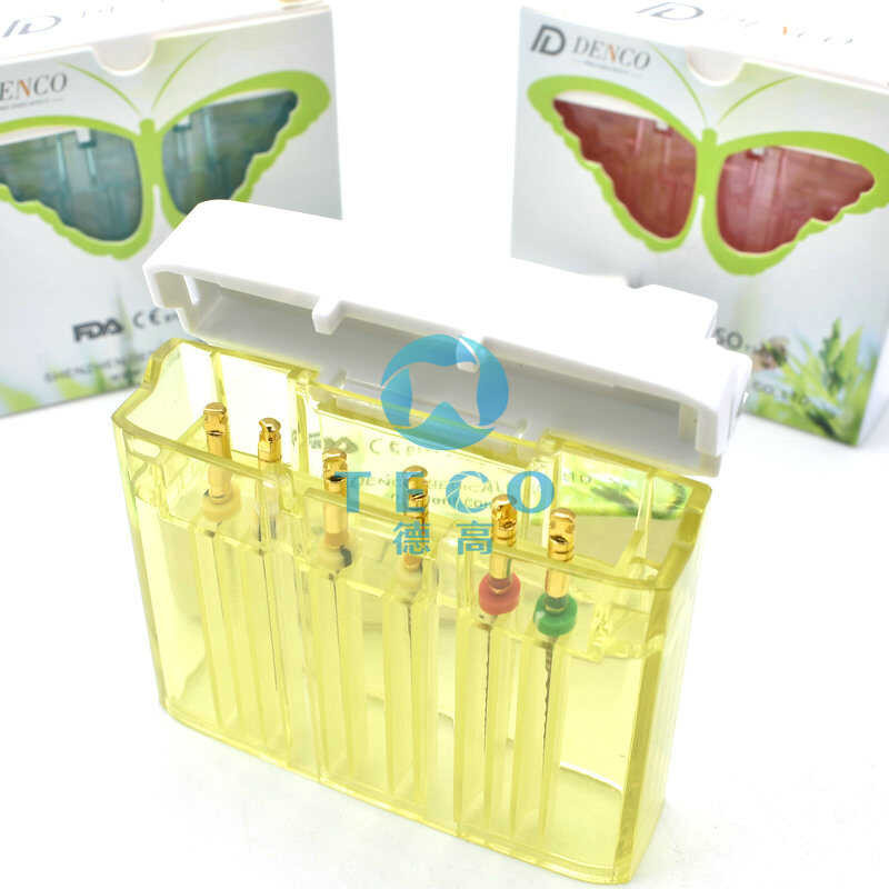 Dental 6-hole root canal file enlarged plastic cover box, disinfection ...