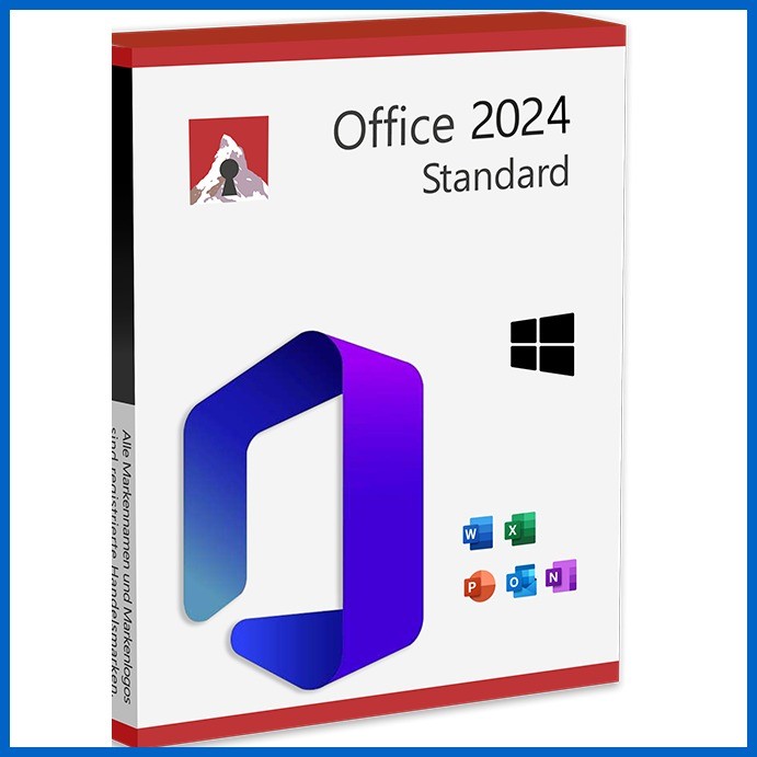 ⚽ Microsoft Office 2024 Standard - 32 & 64 Bit - multilingual - brand ...