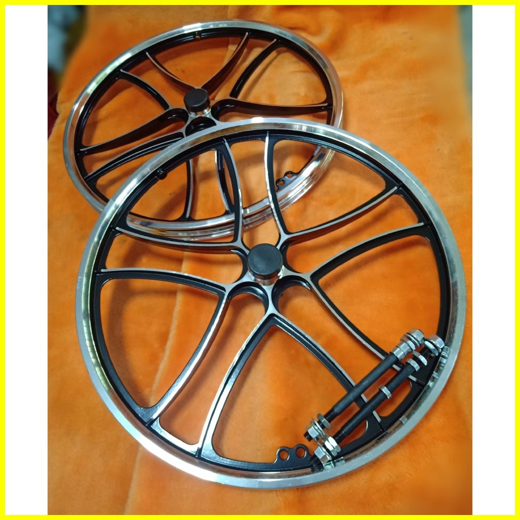 New Bicycle Mags for "BMX 20 x 1.75" double thread (pair) | Shopee ...