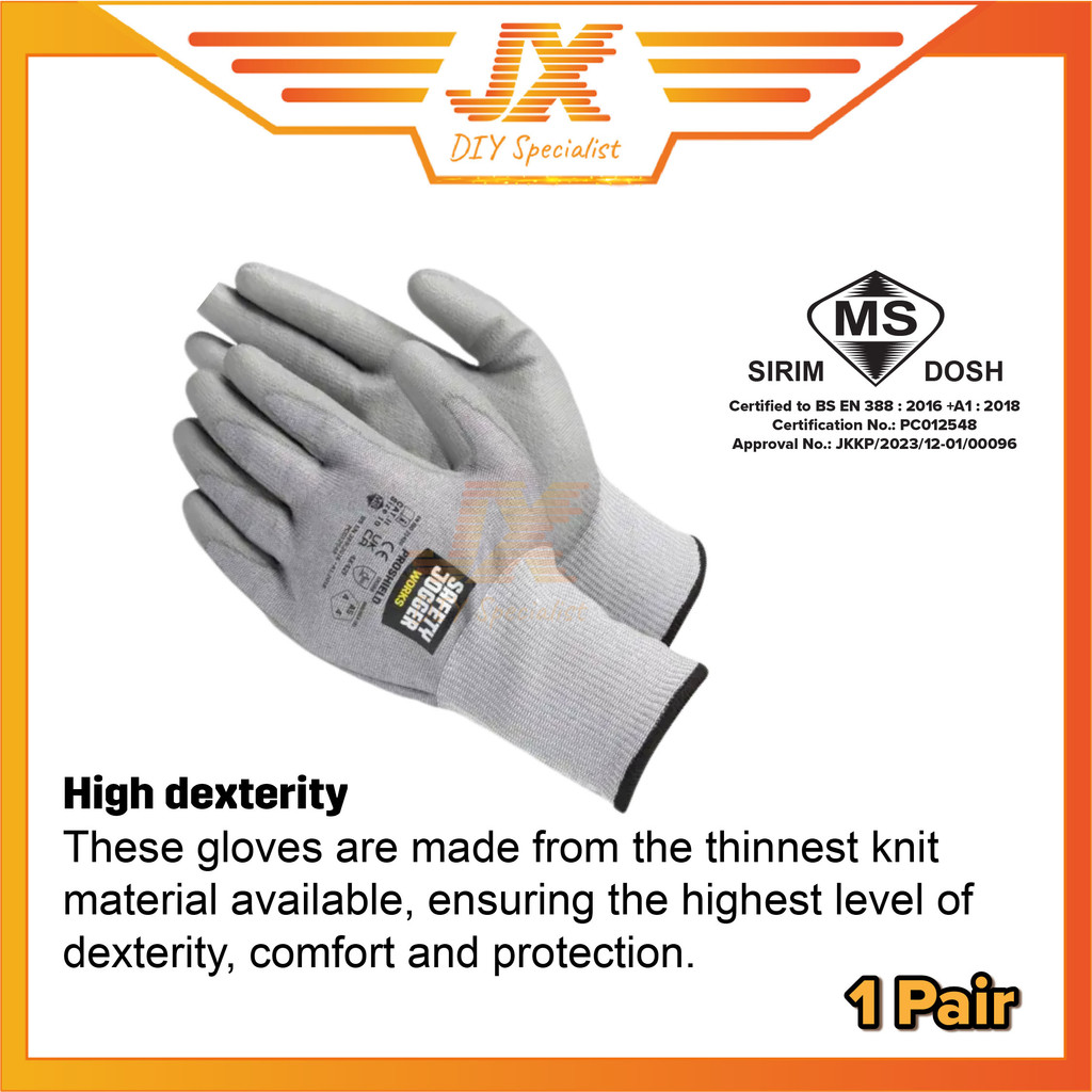 SAFETY JOGGER ProShield Anti Cut PU Coating High Quality Industrial ...