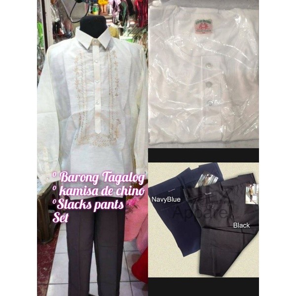 in stock Tagalog Barong (Complete Set) | Shopee Philippines